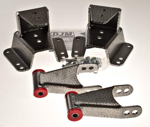 1973-1987 Chevy C10 4 Inch Rear Axle Hanger & Shackle Kit
