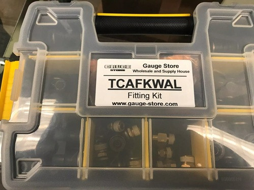 SMC Pneumatic Fitting Kit 5/8" to 1/4" with travel Case