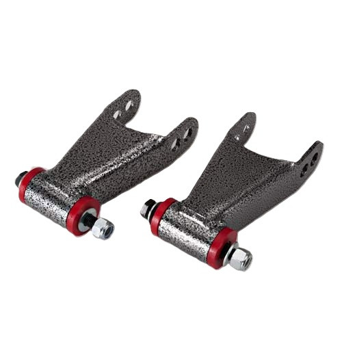 1968-1972 Chevy C-10 - 2 Inch Rear Lowering Shackles (2.25 In Wide Leaf ...
