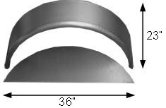 Large Wheel Tubs & Round Notch Cover Combo