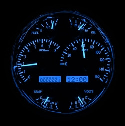Universal Single 7 Inch Round Analog VHX Instruments
