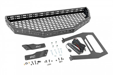 Front Cargo Rack with 6" Black Slimline LED | 2014-2019 Polaris Ranger XP