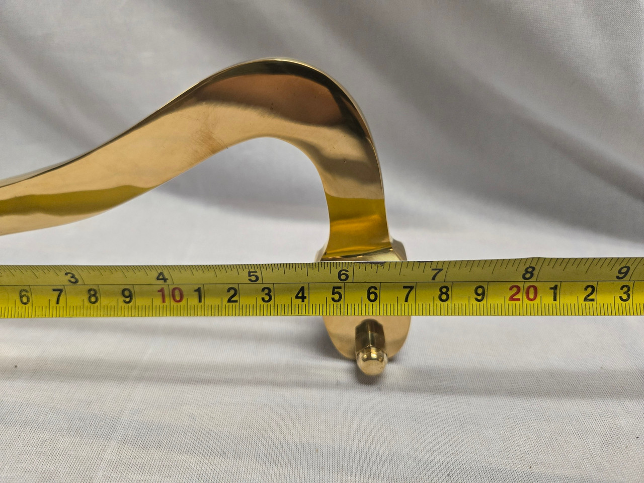 Brass Ship Bell Bracket Hanger (SF) with Triangular Base