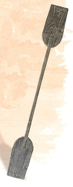 Rustic 59 Inch Double Bladed Paddle Oar