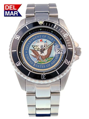 Men's Navy Military Watches-Stainless Steel
