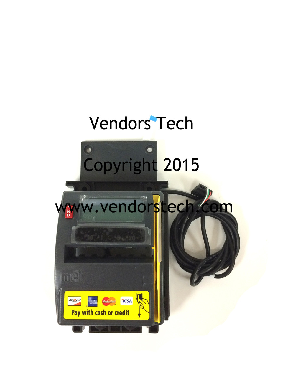 New MEI 3-in-1 Credit Card Reader Bezel - Vendors Tech