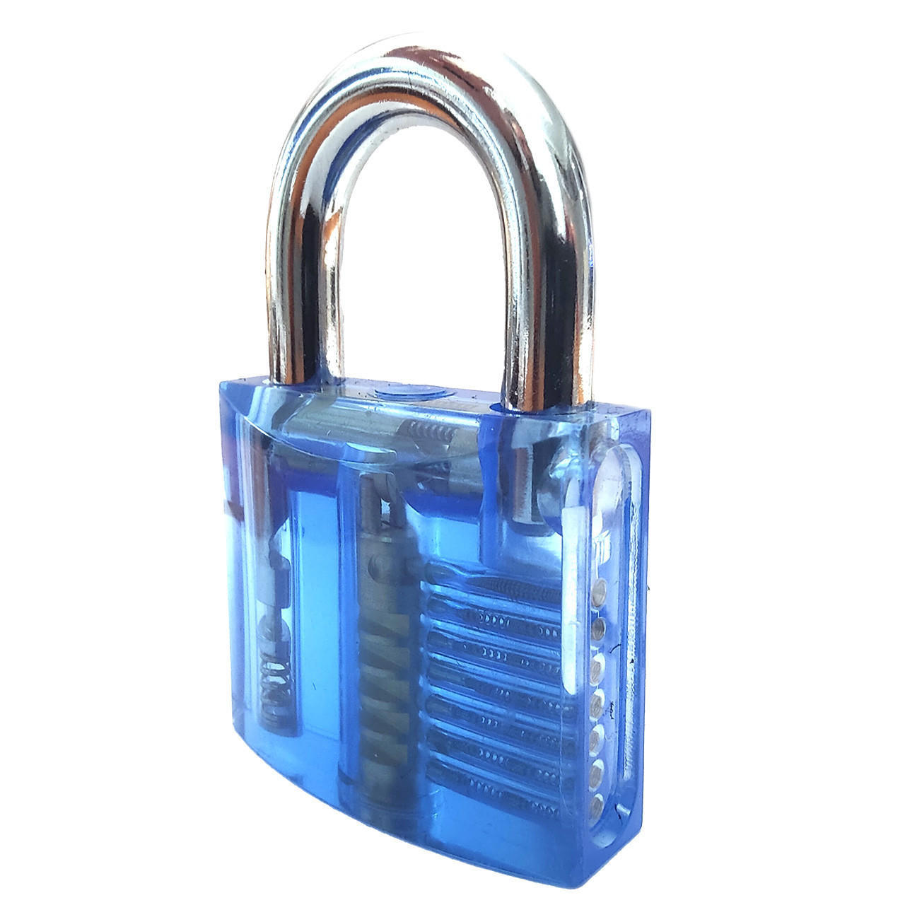 Clear (Blue) Practice Padlock (For Lock Picking) Clear (Blue) Practice Padlock (For Lock Picking)