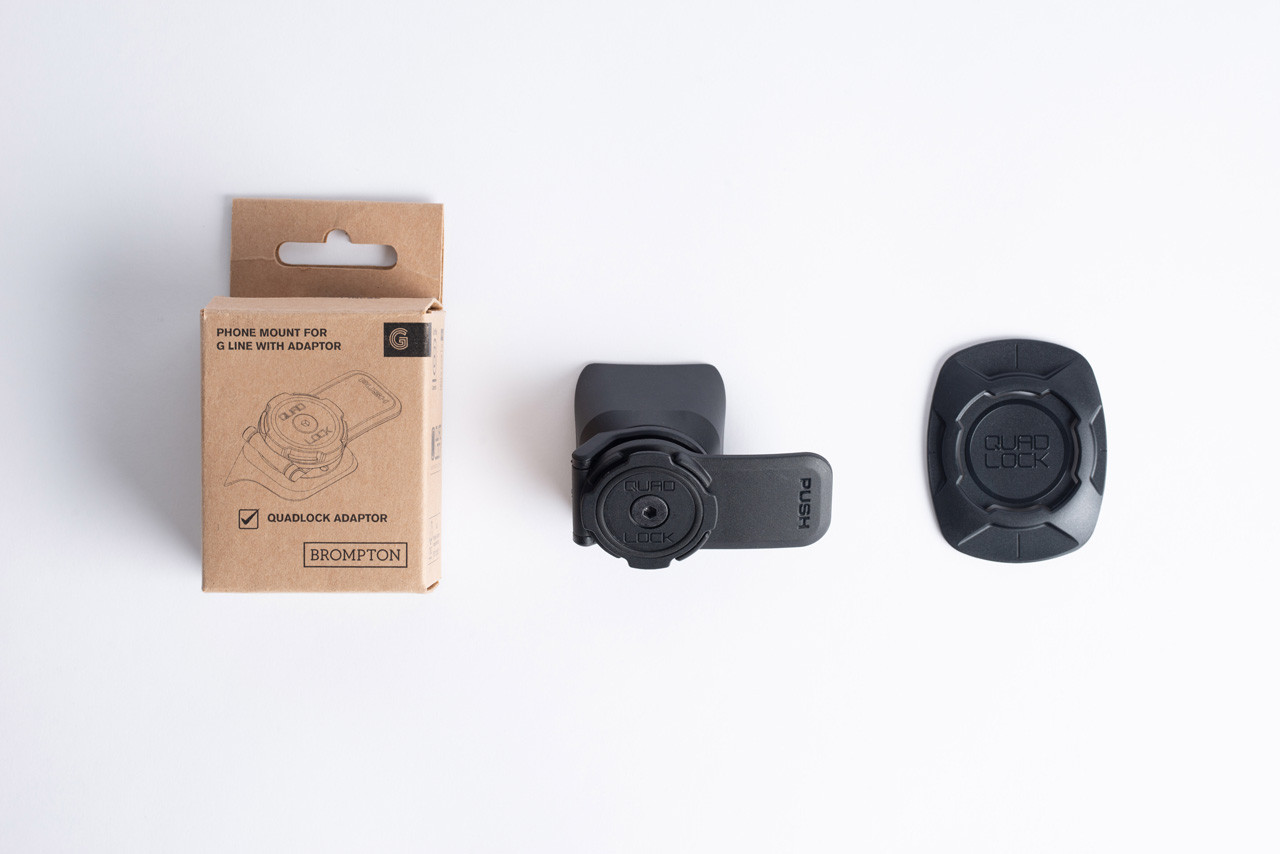 Quad Lock® Phone Mount for G Line with Universal Adaptor | Brompton ...