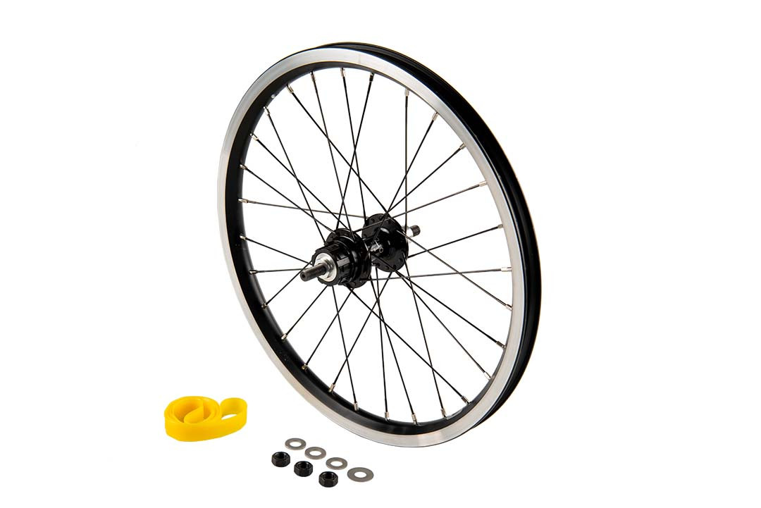 Rear Wheel 1 / 2 speed in Black | Brompton Bicycle UK