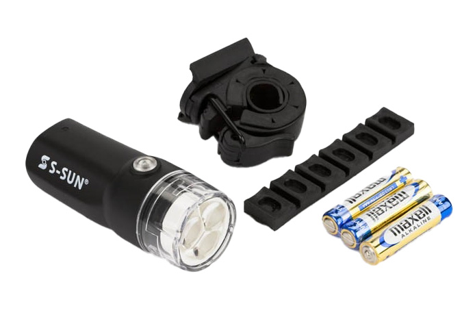 Brompton Battery Powered 3 LED Front Light S-SUN | Brompton Bicycle USA