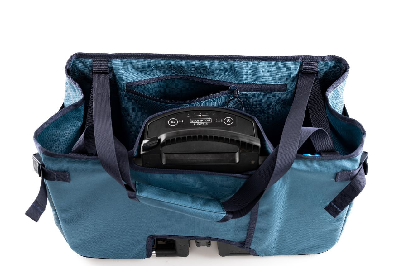 Bright Night Electric Basket Bag | Brompton Bicycle USA