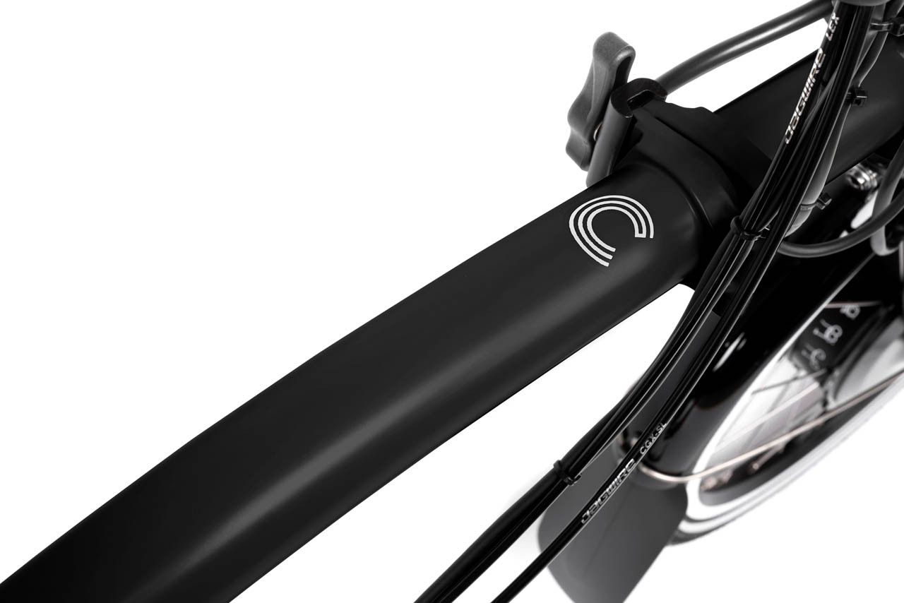 Electric C Line with Roller Rack - 4-speed | Brompton Bicycle USA