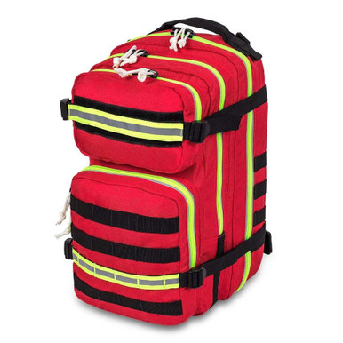 Compact Medical Backpack for Rapid Emergency Response Red 23 Litre