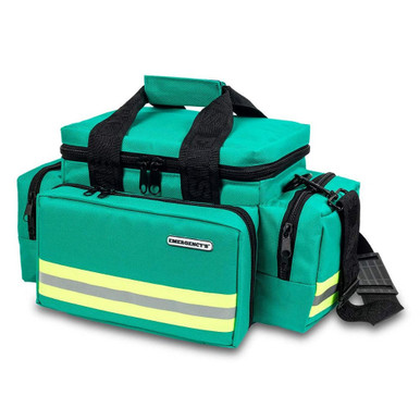 Emergency Medical First Aid Bag Green Polyester 21 Litre