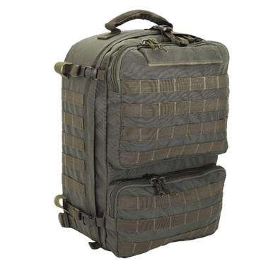 Large Medical Backpack for Emergency Response Green 32 Litre