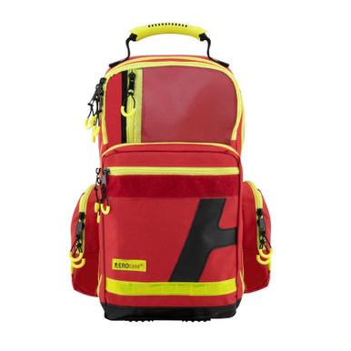 Medical Backpack Emergency Paramedic Bag Red Large 23 Litre Polyester Empty