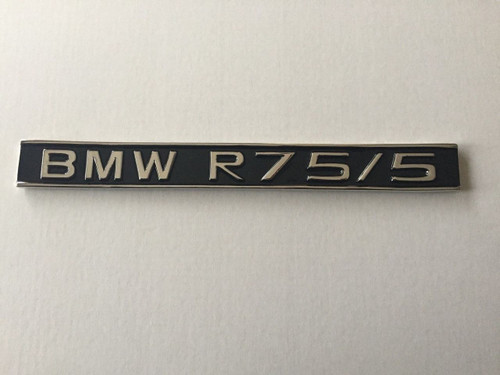 R75/5 ENGINE BADGE - 51141257533-1 - Vintage Beemer Motorcycle Parts