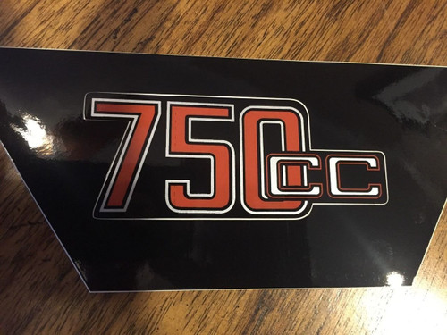 BATTERY SIDE COVER STICKER 750 CC SILVER - 46631233327 - Vintage Beemer ...