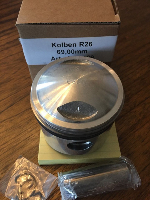 R26 PISTON/KOLBEN 69 MM 2ND OVERSIZE - 11250012120 - Vintage Beemer ...