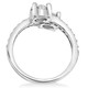 2 Carat Forever Us Two Stone Round Diamond Engagement Ring 14K White Gold