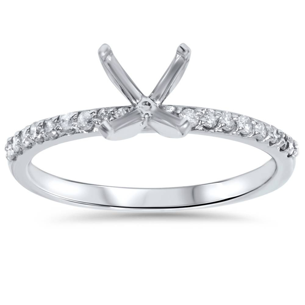 Square Diamond Engagement Ring Settings | Handcrafted