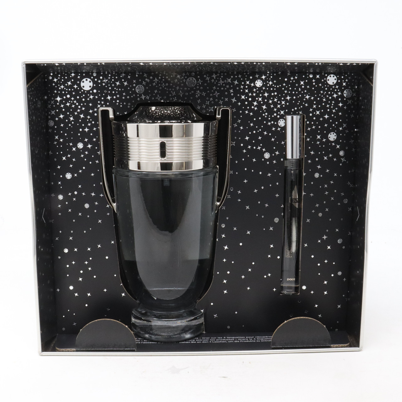 Paco Rabanne Invictus 2pc Gift Set For Men 200ml EDT + 10ml EDT Travel ...