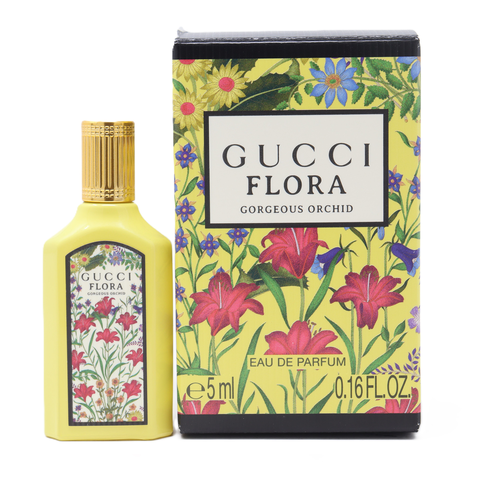 Gucci Flora Gorgeous Orchid Eau De Parfum Miniature Splash For Women 5ml