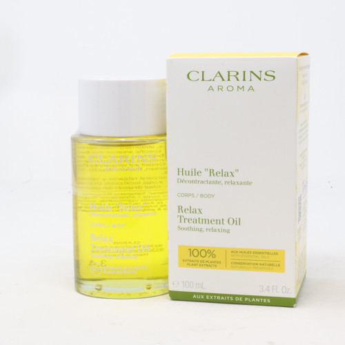 Clarins Relax Treatment Oil 3.4oz/100ml New With Box