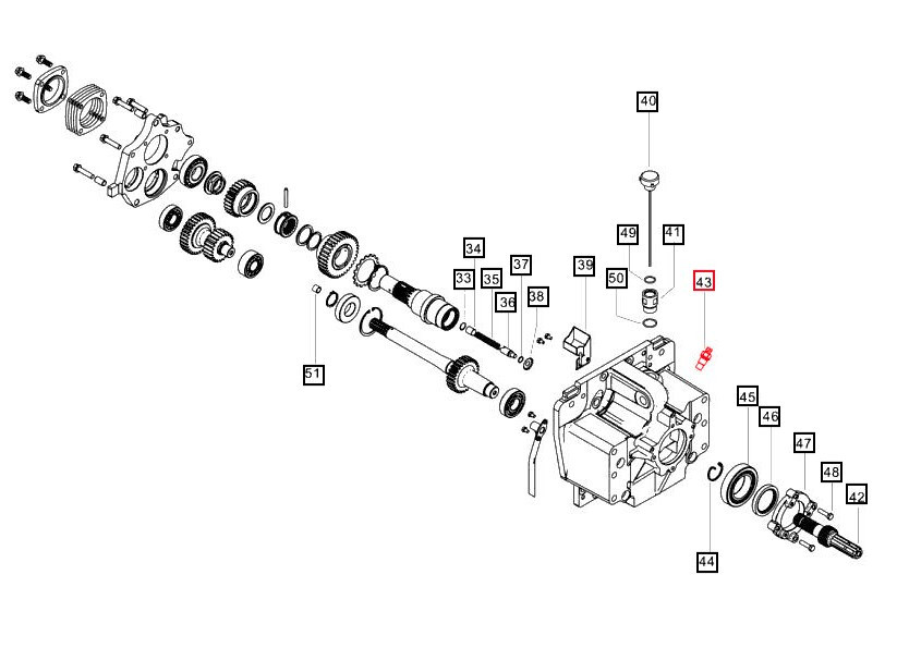PTO SPEED SENSOR FOR MAHINDRA TRACTOR (000013039P04)