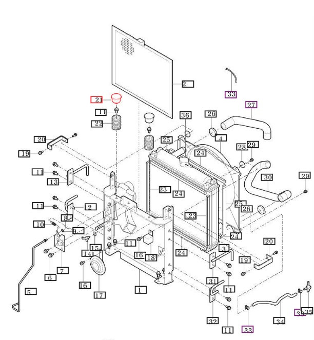 CUSHION, RUBBER (14726110301)