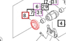 Mahindra Clutch Release Bearing 11761015000 – Fits 1526, 1626, 3016 ...