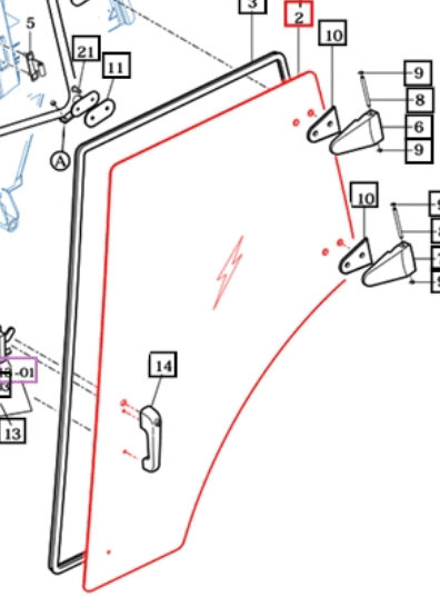 Mahindra mForce 100/105/105XL & 9000 Series 9110/9125 Left-Hand Cab ...