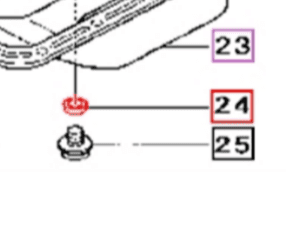 Mahindra Oil Pan Drain Plug Gasket Washer MD000312 for 1815 1816 and ...