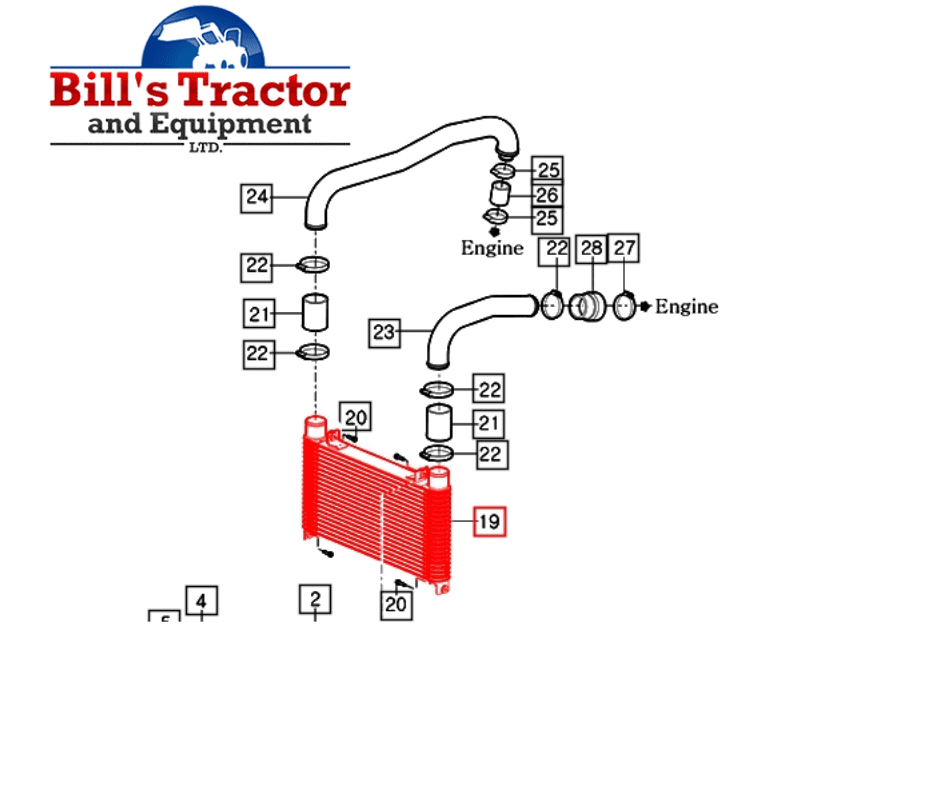 INTERCOOLER ASSEMBLY (CAC COMP) - Bill's Tractor