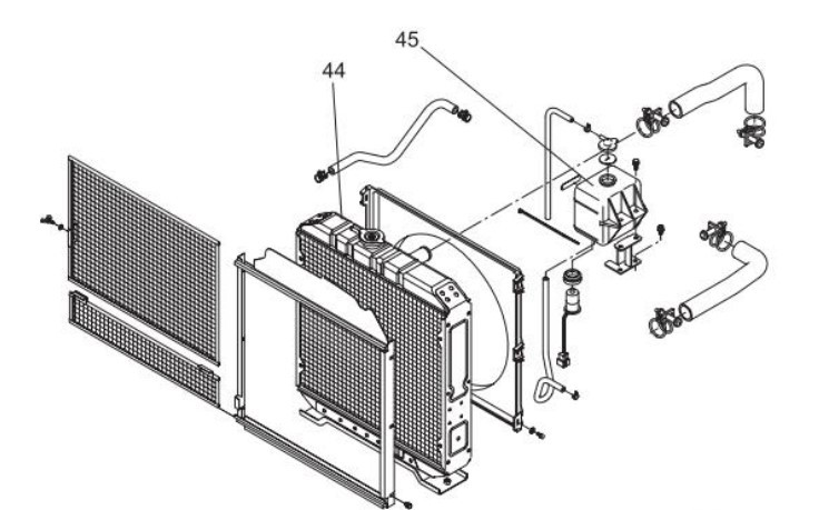Mahindra Radiator 12101042101 for 10 Series 3510 & 4110 Tractors