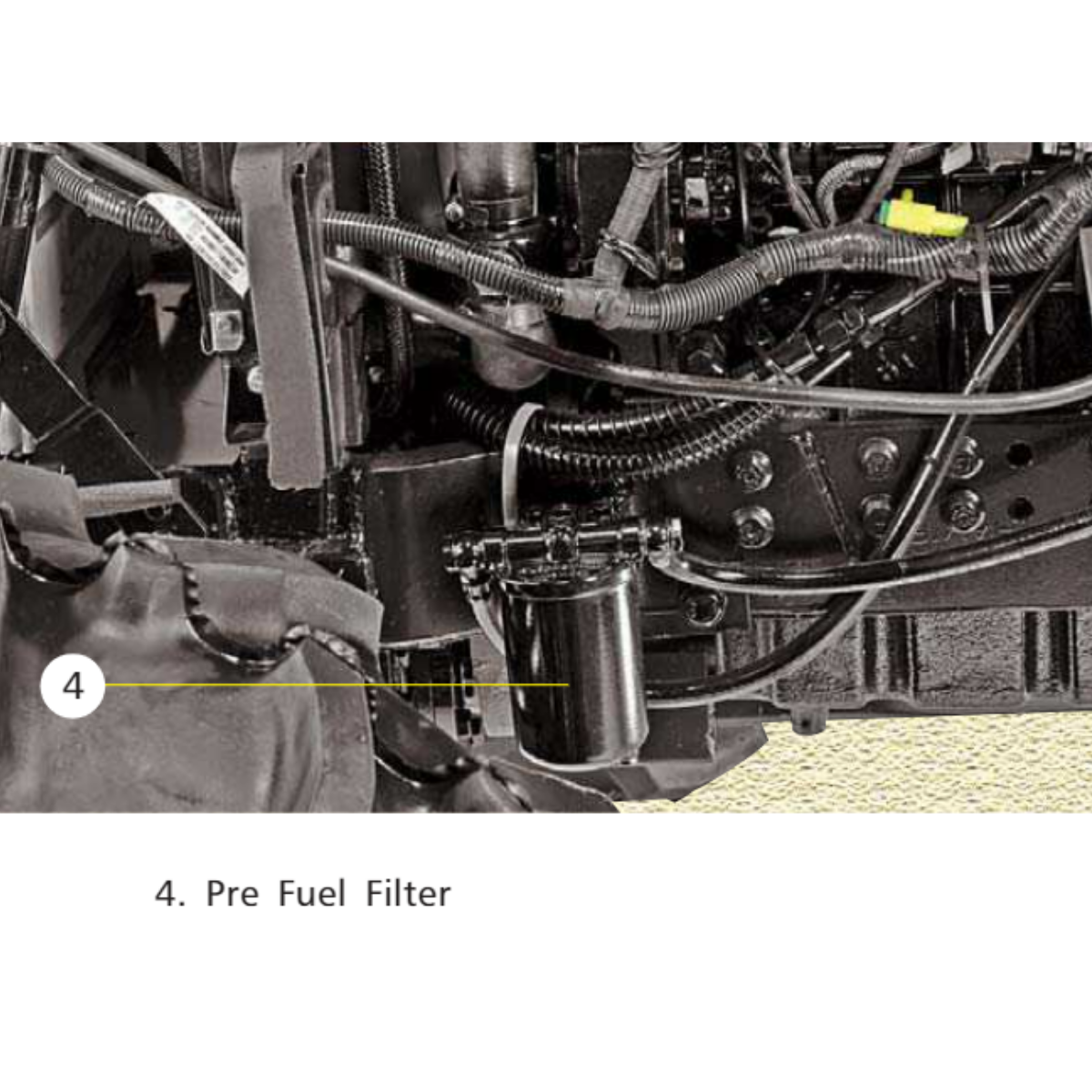 Mahindra Fuel Pre-Filter Assembly 006010610B91 – Fits 1533/1538, 1635/ ...