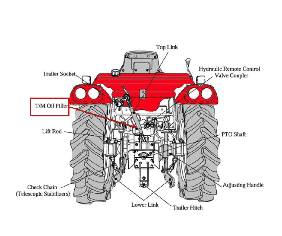 OIL CAP ASSEMBLY FOR MAHINDRA TRACTOR (15184322500)
