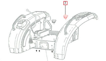 POSITION/DRAFT CONTROL LEVER STOPPER FOR MAHINDRA TRACTOR (E007606448D91)
