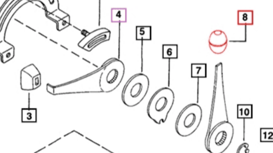 POSITION/DRAFT LEVER (STRAIGHT) FOR MAHINDRA TRACTOR (15645120032)