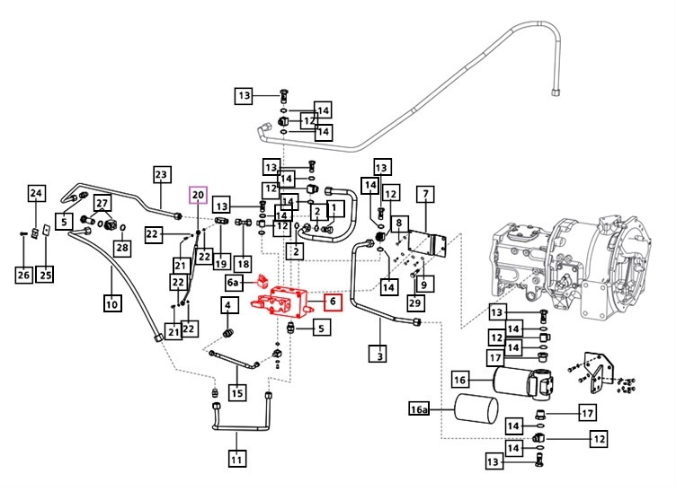 PTO CONTROL VALVE ASSEMBLY (E007205306D91)