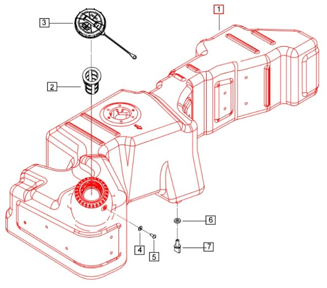 MAHINDRA PARTS - 5155 - FUEL SYSTEM - Bill's Tractor