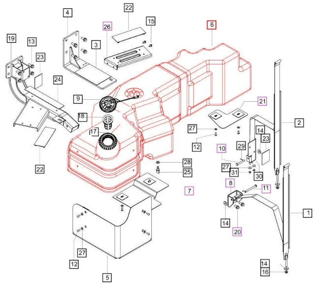 MAHINDRA PARTS - 6075 - BODY PARTS - Bill's Tractor