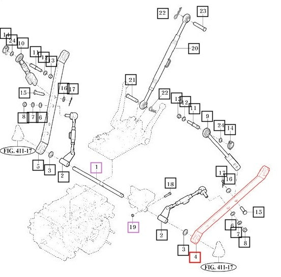 LH SIDE LOWER LIFT ARM FOR EMAX 22 MAHINDRA TRACTOR (11105202200GB)