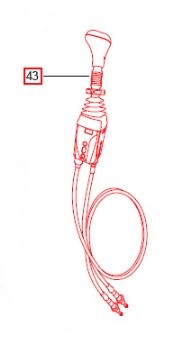 RUBBER BOOT FOR LOADER JOYSTICK ON MAHINDRA TRACTOR (KMW14093180)