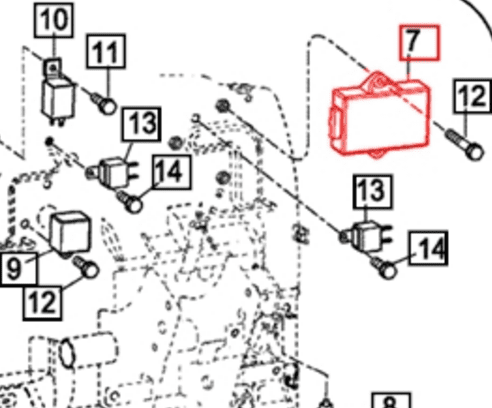 Mahindra Dash Monitor / Controller Assembly 14726802103 / 14726802102 ...