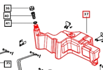 Mahindra Fuel Tank Assembly E007518578D91 – 3500 & 3600 Series T4 Cabin ...