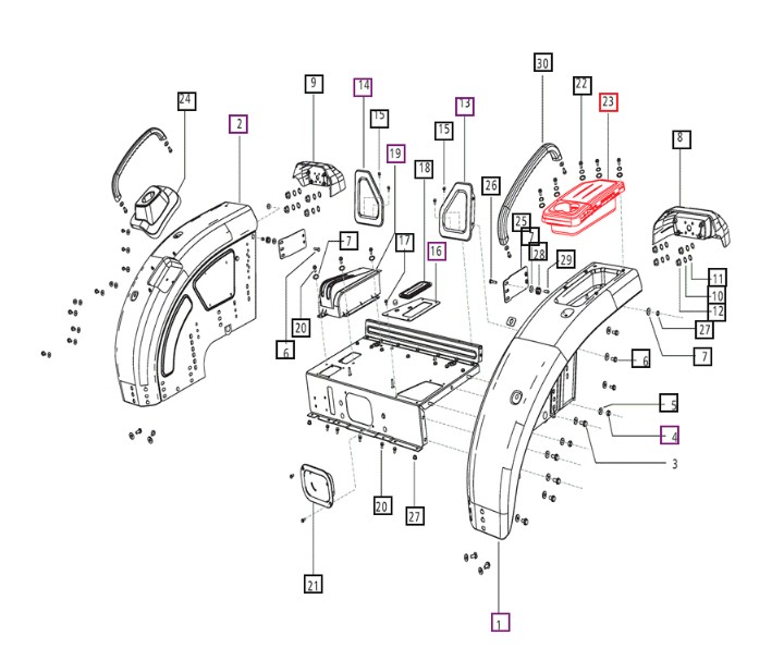 UTILITY BOX FOR MAHINDRA TRACTOR (E007531404D91) - Bill's Tractor