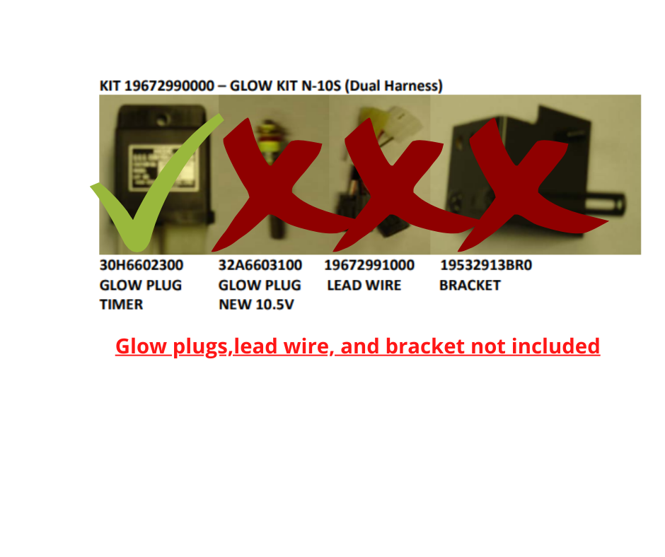 GLOW PLUG CONTROLLER FOR MAHINDRA TRACTOR (30H6602300) - Bill's Tractor