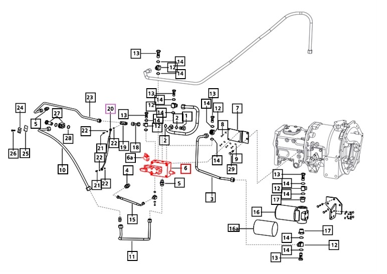 PTO CONTROL VALVE ASSEMBLY (E007205306D91)