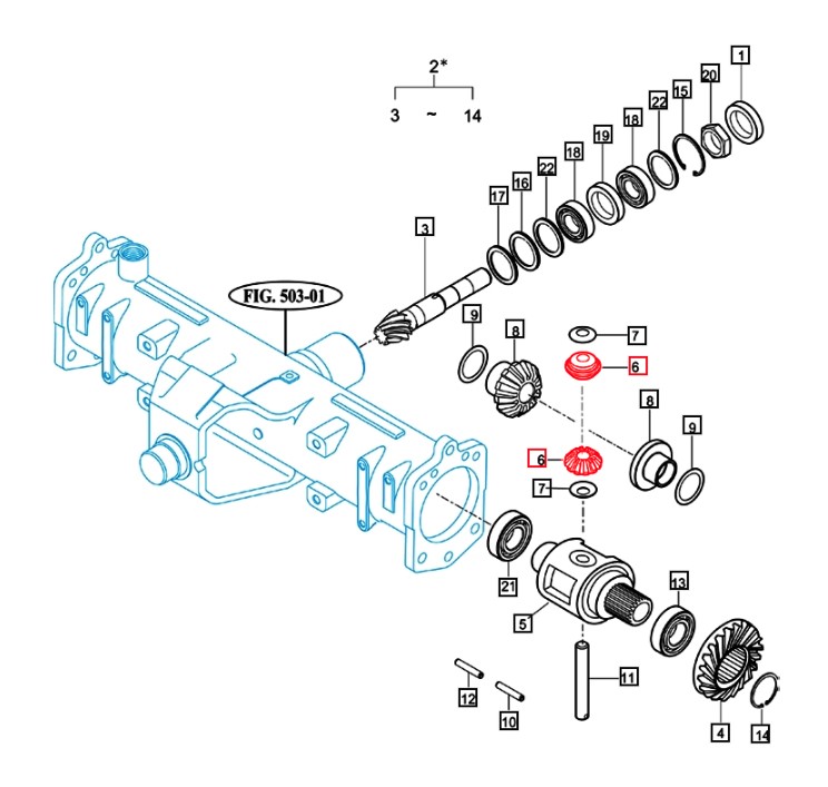 Mahindra Front Differential 12‑Tooth Pinion Gear – 16704320020 – Fits ...